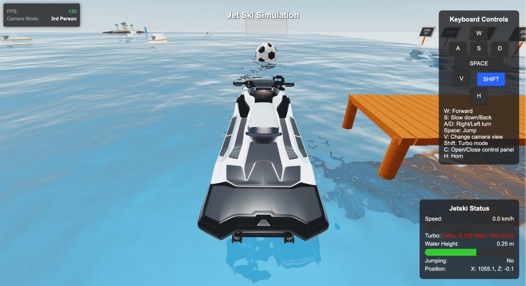Jetski Simulation | Cemil Sevim